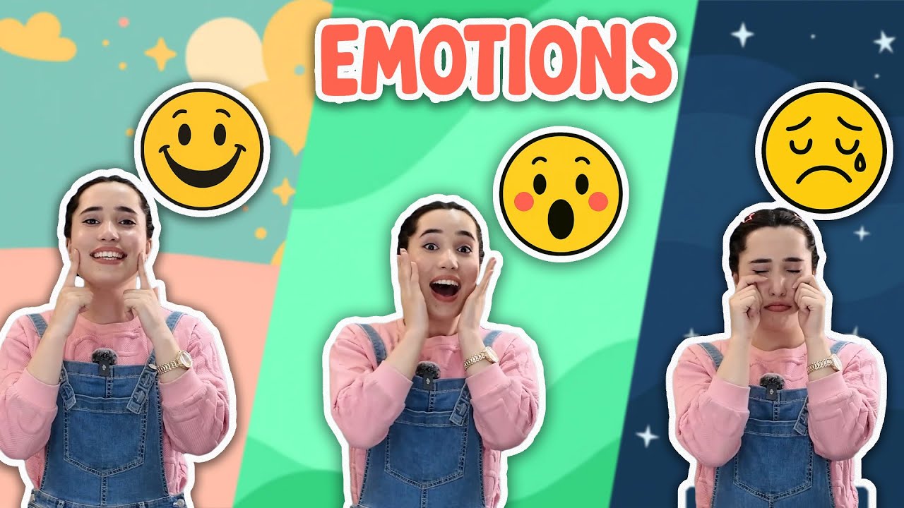 Learn Feelings and Emotions for Kids | Happy, Sad, Angry, Scared & More ...
