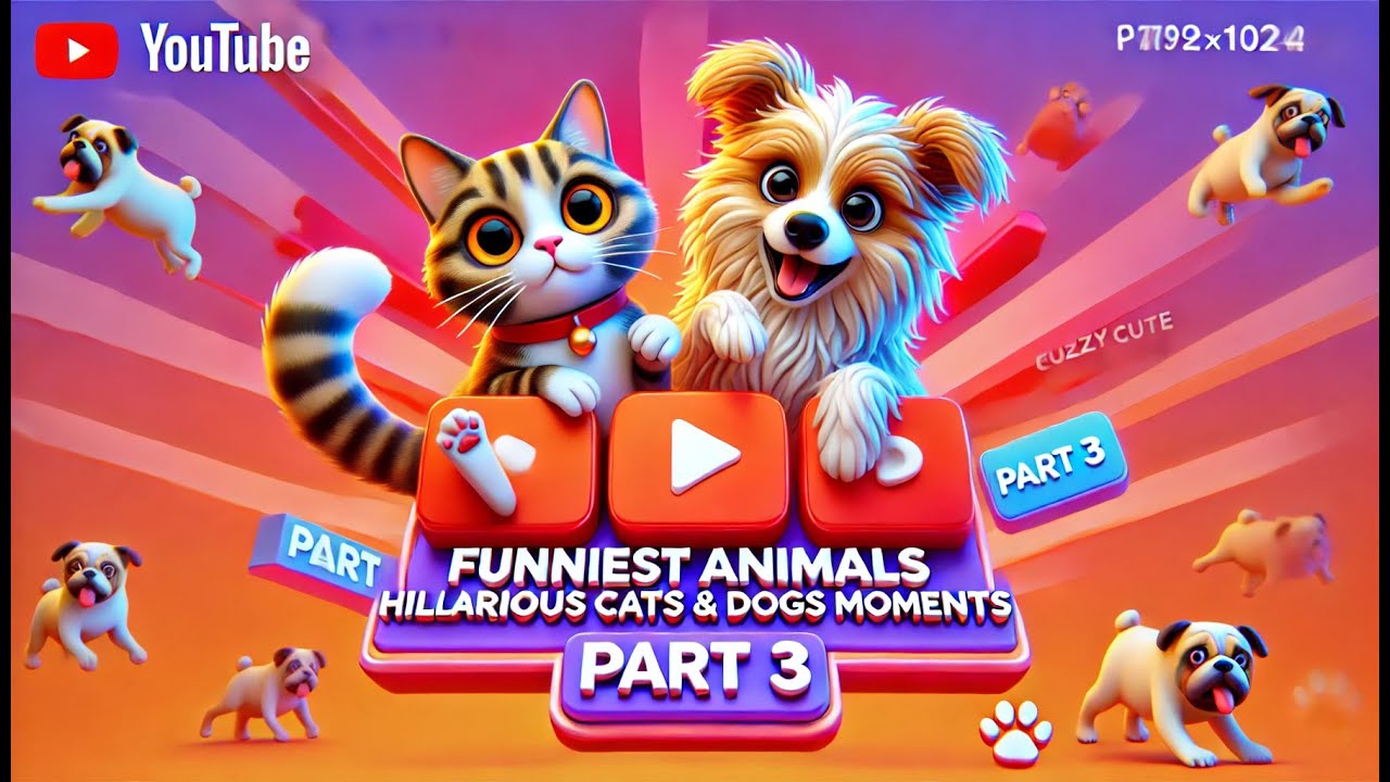 Funniest Animals 😄 Hilarious Cats & Dogs Moments – Fuzzy Cute Dog 🐶😹 ...