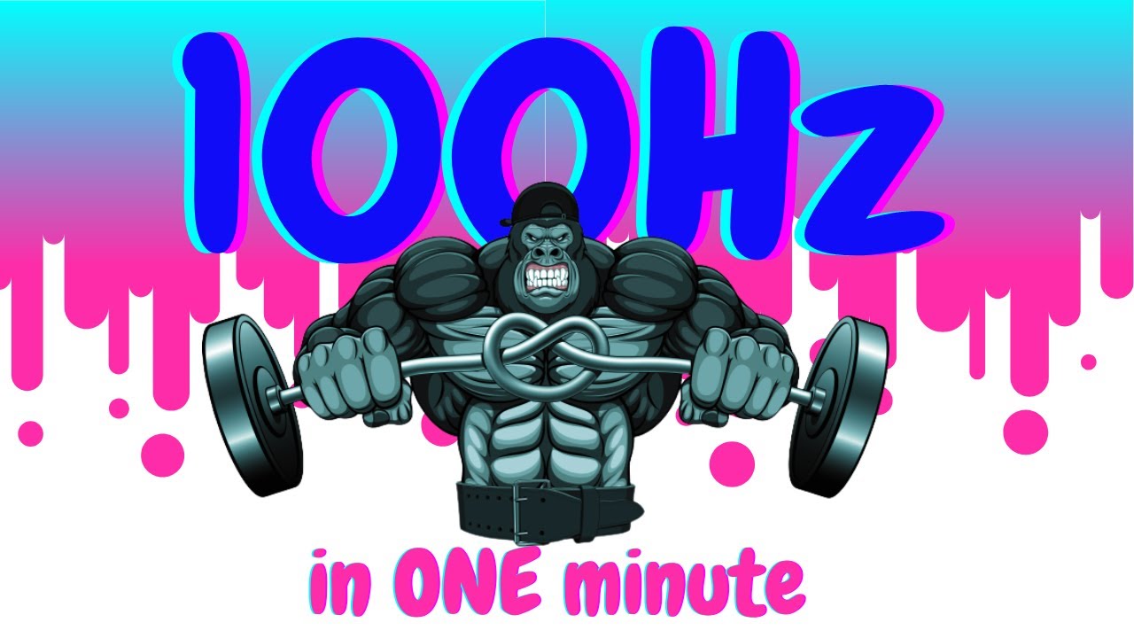 100Hz in ONE minute! One minute sound || Moments of Sound Please ...
