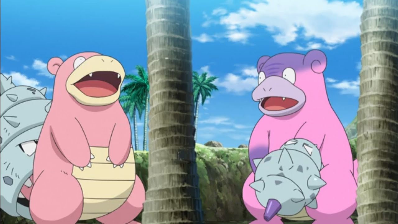 Normal Slowking Meet Galarion Slowking In Pokemon Journey - YouTube