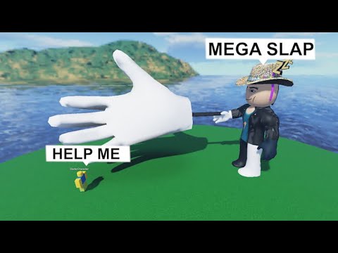 ROBLOX MEGA Slap Battles (FUNNY MOMENTS) - YouTube