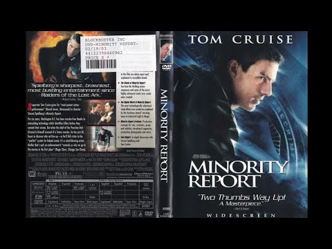 DVD Opening #47:Opening To Minority Report 2002 DVD - YouTube