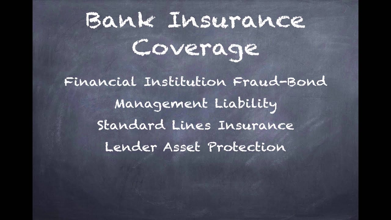 Bank Insurance in 3 Minutes - YouTube