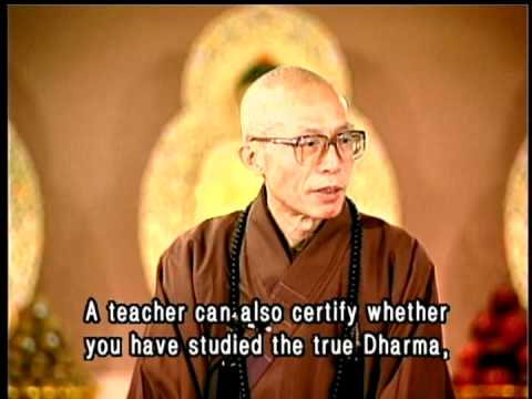 The ritual of taking refuge in the Three Jewels(GDD-127, Master Sheng ...