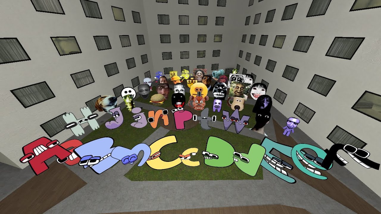 Alphabet Lore Family And nico's nextbots! - YouTube