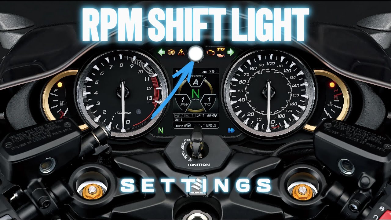 Suzuki Hayabusa RPM Shift Light: How To Set Your Custom Preference ...