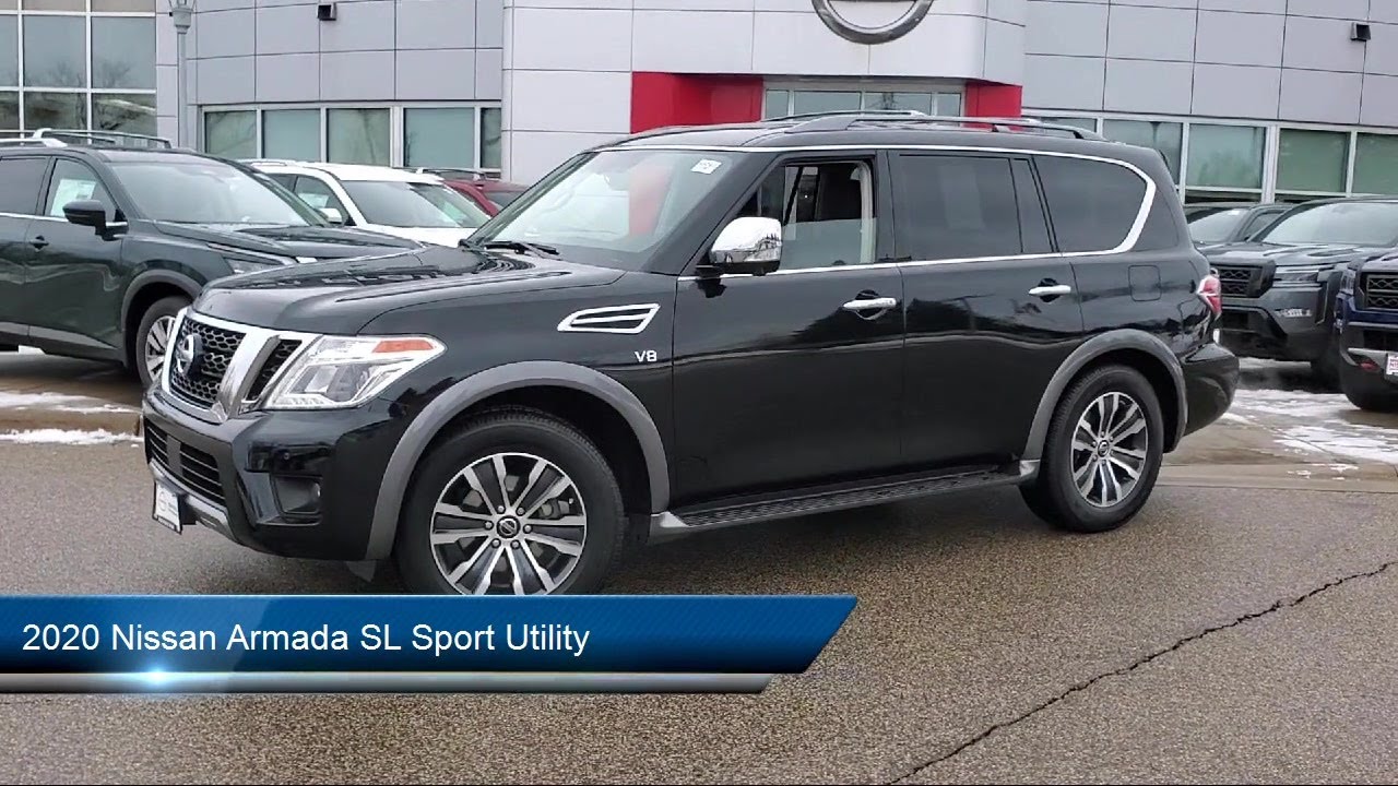 2020 Nissan Armada SL Sport Utility Eden Prairie - YouTube