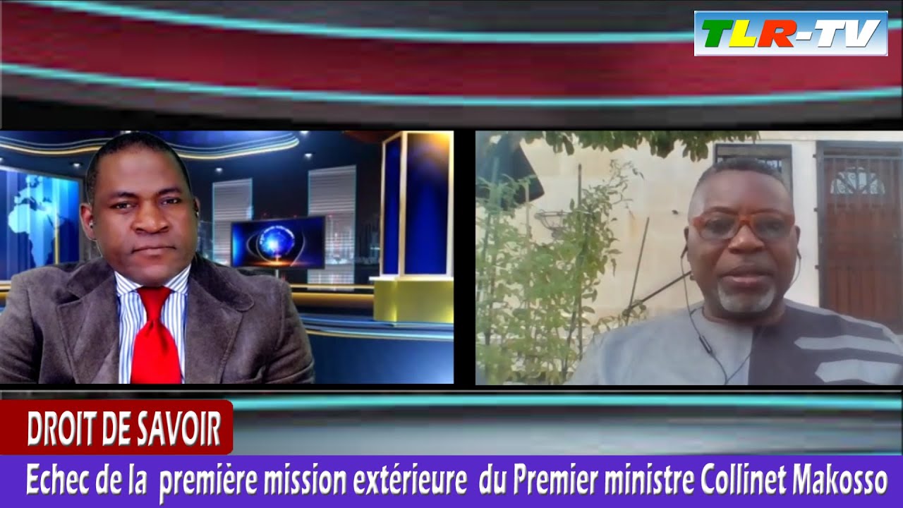 ECHEC DE LA PREMIERE SORTIE EXTERIEURE DU PREMIER MINISTRE CONGOLAIS ...