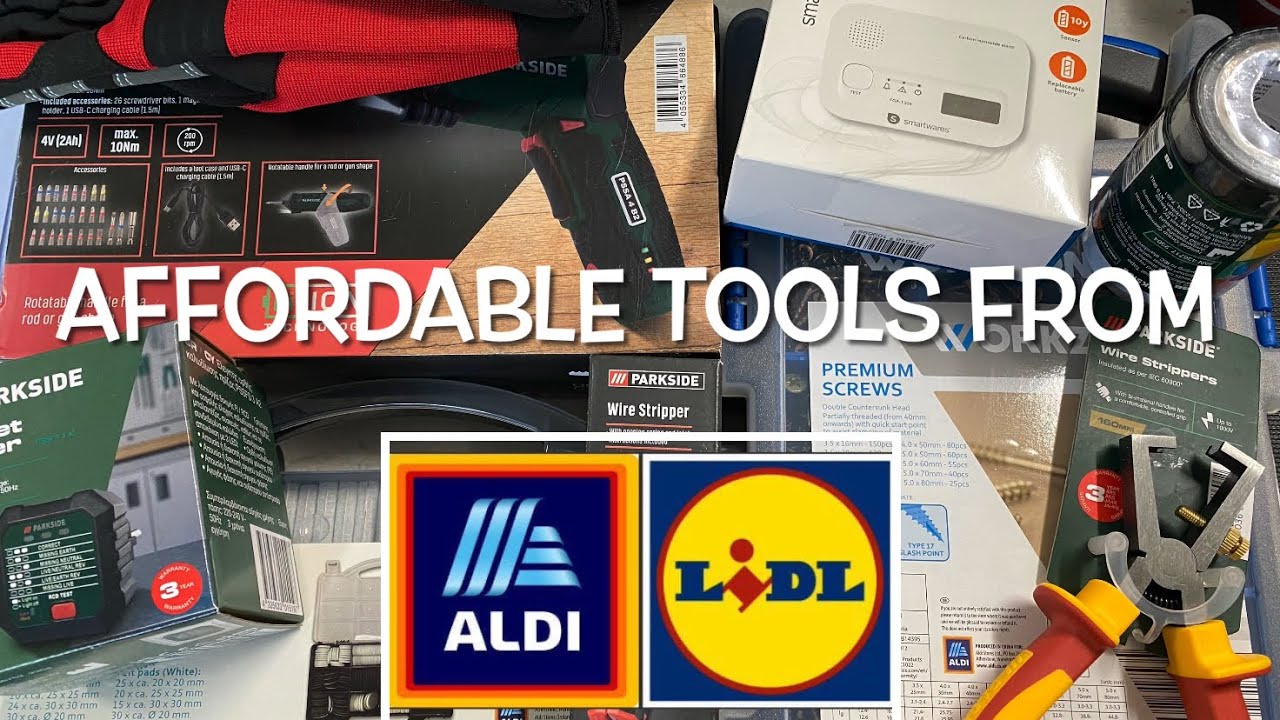 Affordable tools from Aldi & Lidl. GIVEAWAY - YouTube