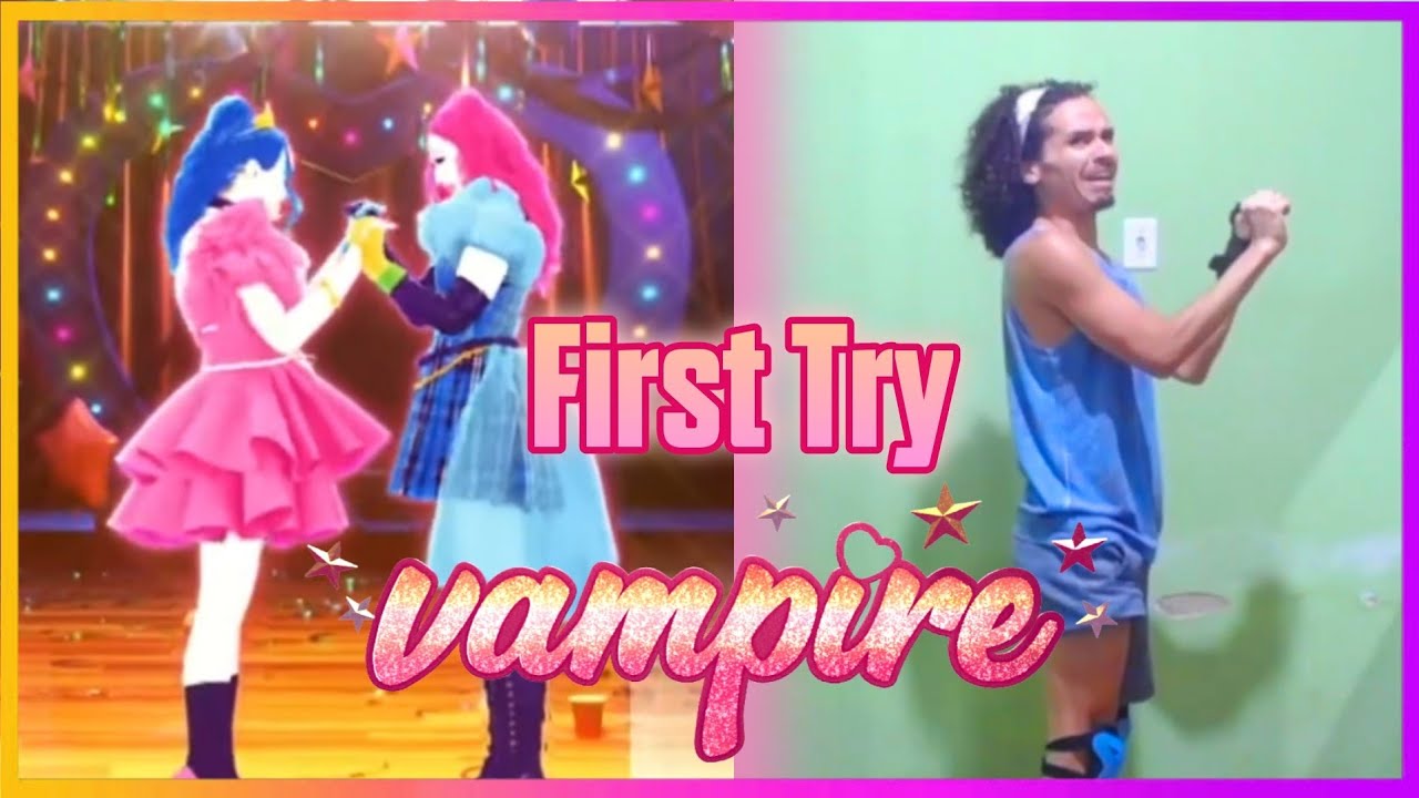 First try Vampire. Quase chorei 🥲 - Just Dance 2024 || Scadussh - YouTube