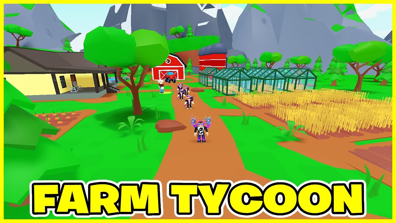BUILDING MY FARM TYCOON ROBLOX - YouTube