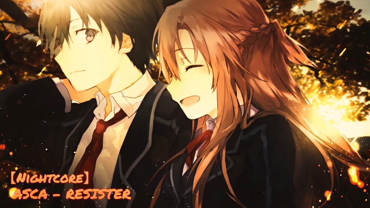 【Nightcore】 ASCA - RESISTER 「Sword Art Online Opening」 - YouTube