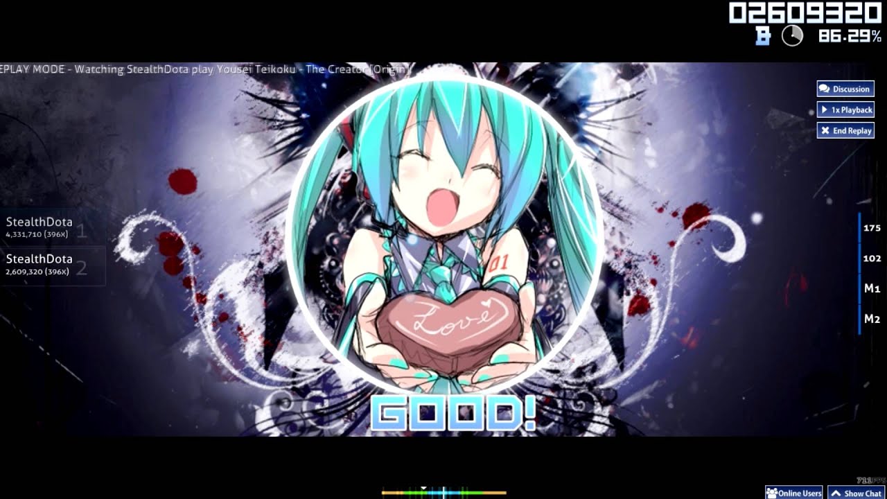 Osu! Yousei Teikoku - The Creator [Origin] (B) - YouTube