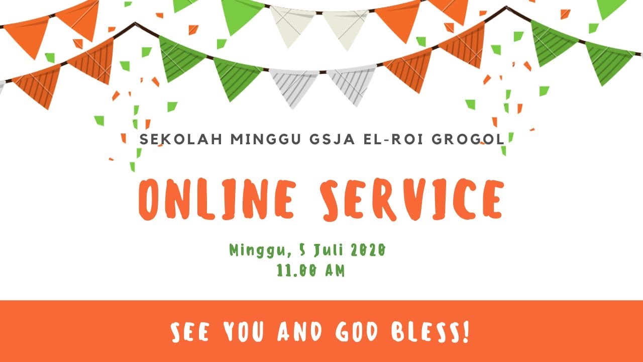 Ibadah Sekolah Minggu 'Online Service' GSJA EL ROI Grogol Minggu, 5 ...
