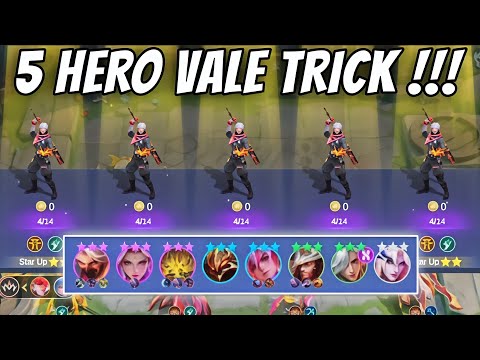 COMMANDER VALE NEW TRICK!! BEST LATE GAME STRATEGY!! MAGIC CHESS GO GO 