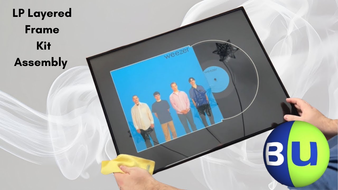 LP Record & Jacket Frame Kit Assembly - YouTube