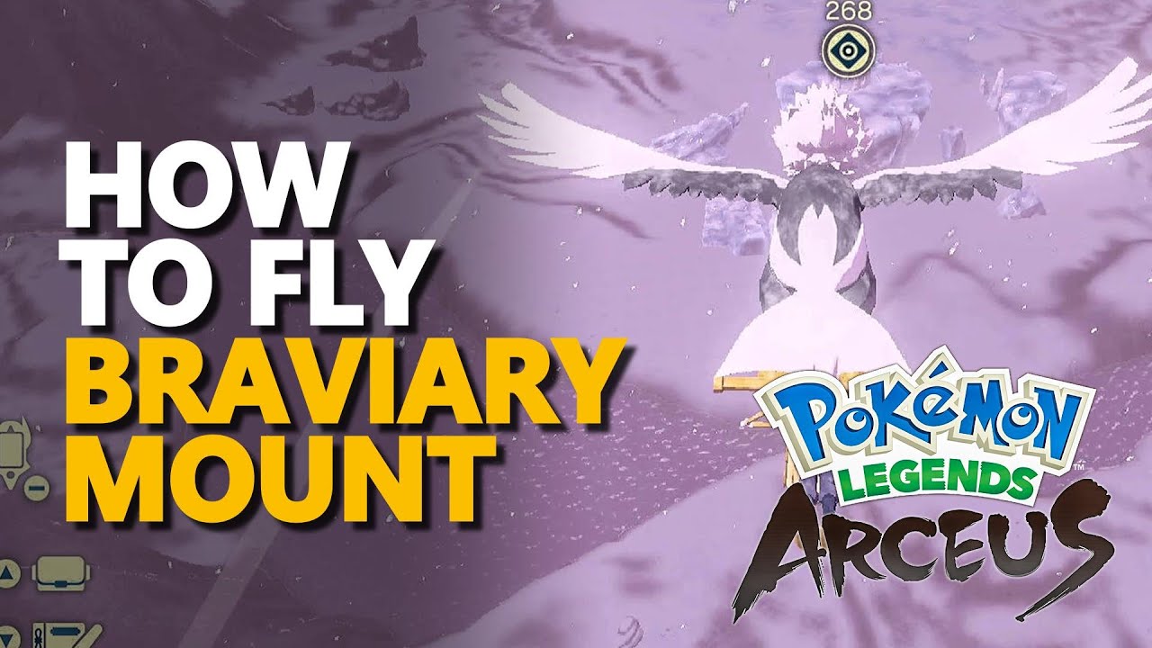 How to fly Pokemon Legends Arceus - YouTube