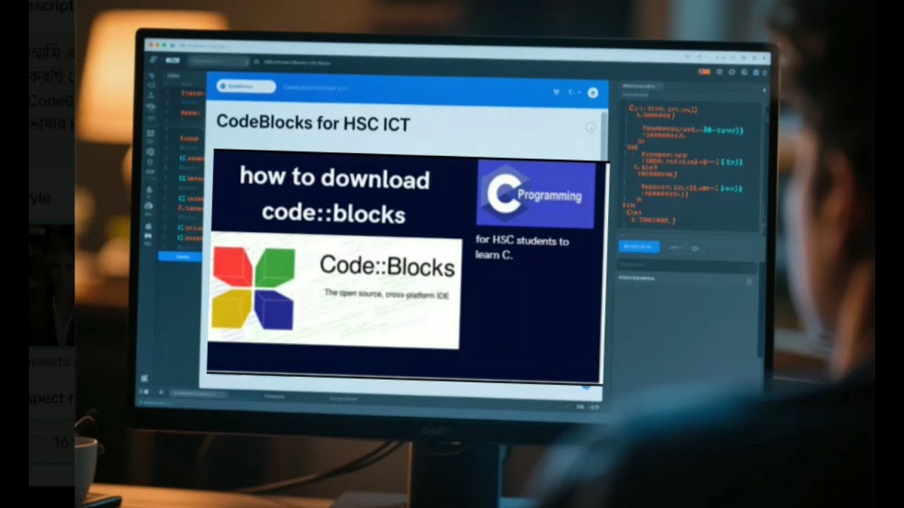 HSC ICT – CodeBlocks Download & First C Program (Hello World) - YouTube