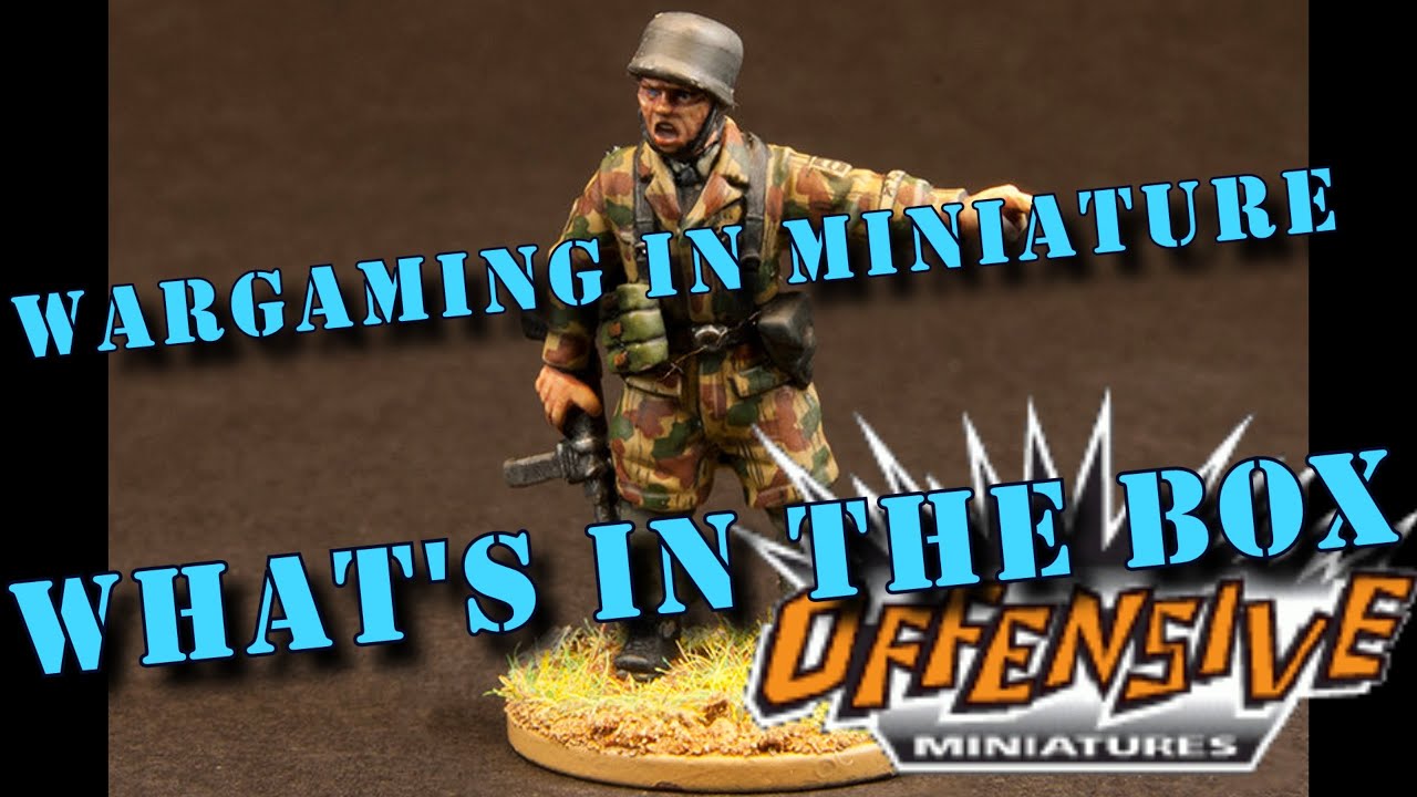 🔴 What's in the Box ☺ Offensive Miniatures 28mm WW2 Fallschirmjager ...
