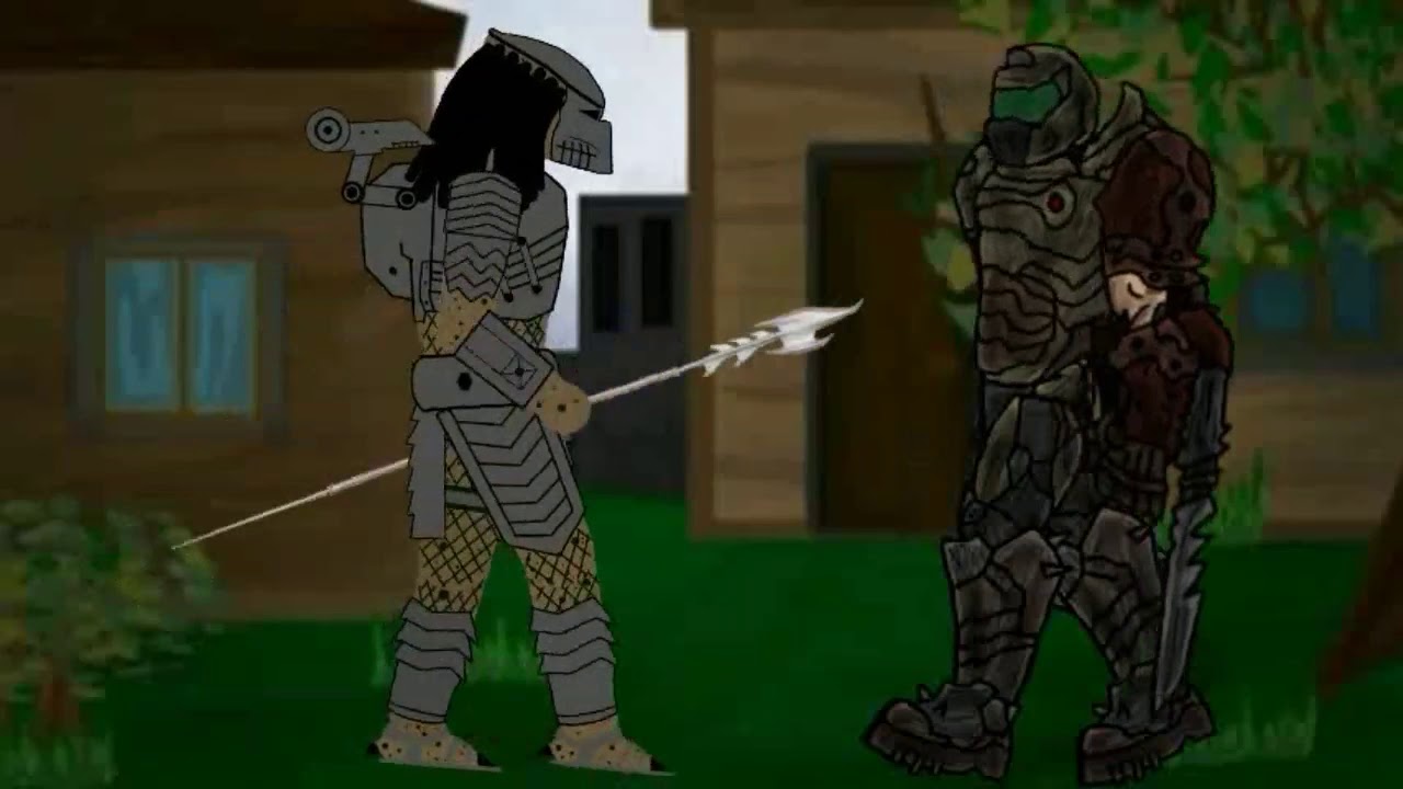 The Doom Slayer Vs Predator - YouTube
