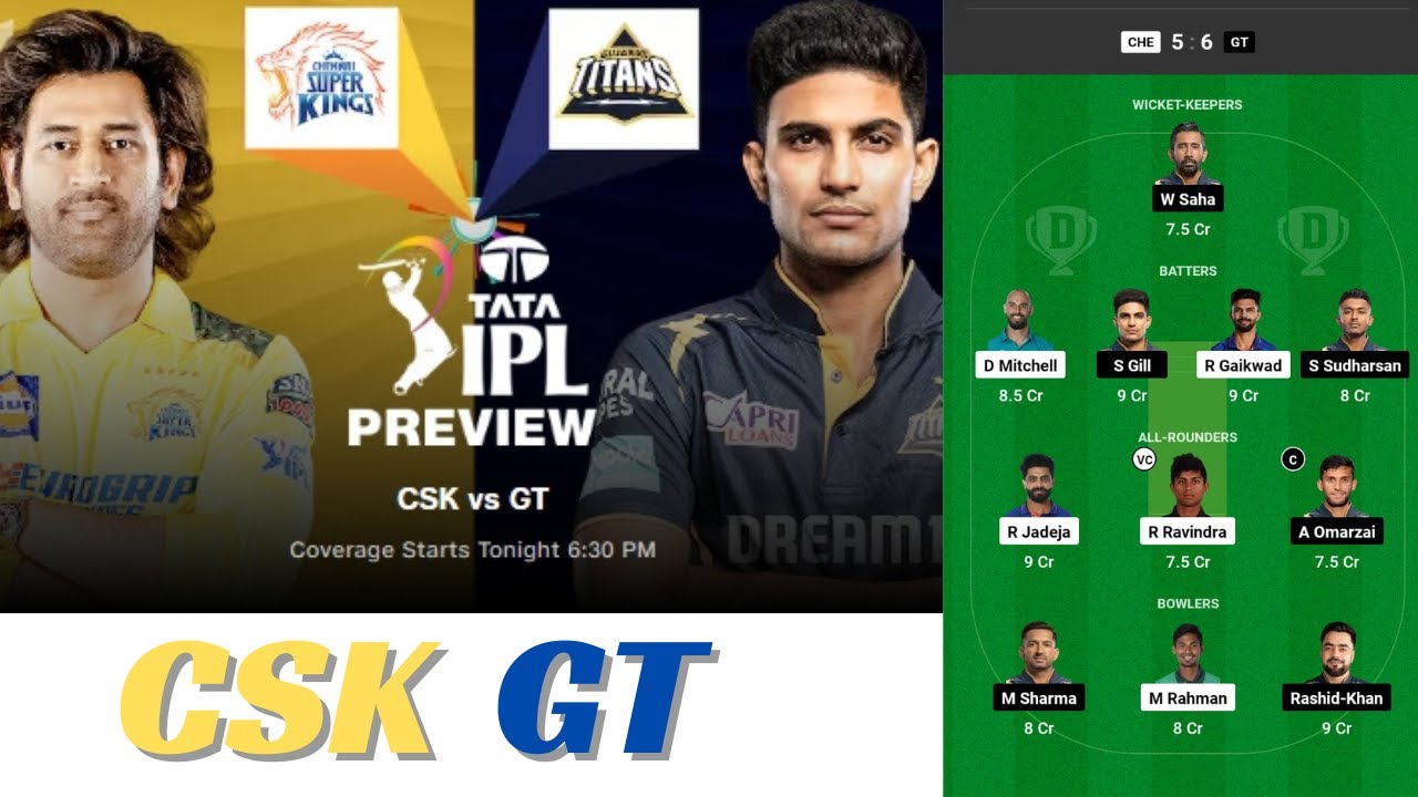 GT & CSK TATA IPL PREVIEW - YouTube