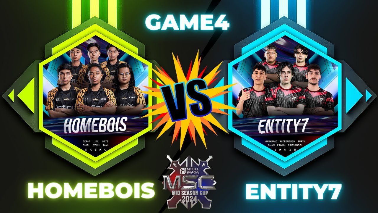 GAME 4 | HOMEBOIS (HB) VS ENTITY7 | MSC 2024 X EWC WILD CARD ...