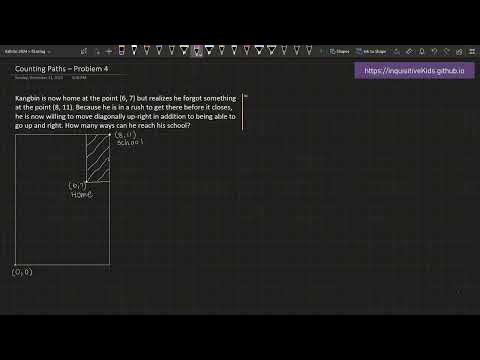AMC8 Course | Counting Paths | Problem 4 - YouTube