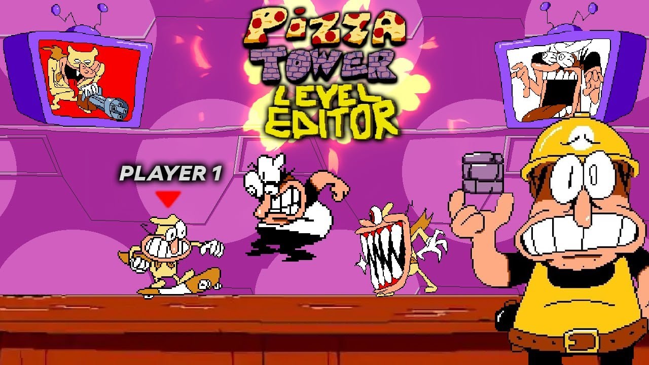 DESBLOQUEO a PERSONAJES OCULTOS en PIZZA TOWER LEVEL EDITOR 😨 Niveles ...