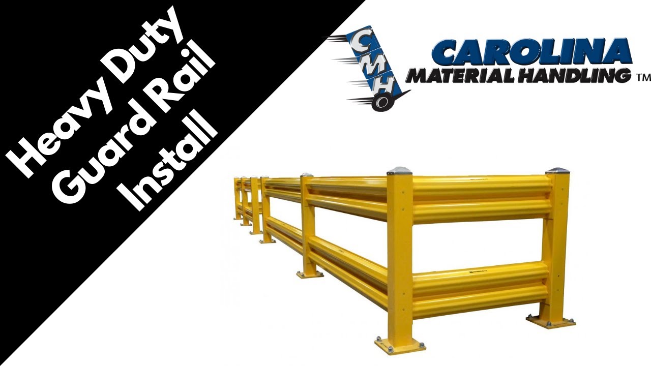 Heavy Duty Guard Rail Install - YouTube