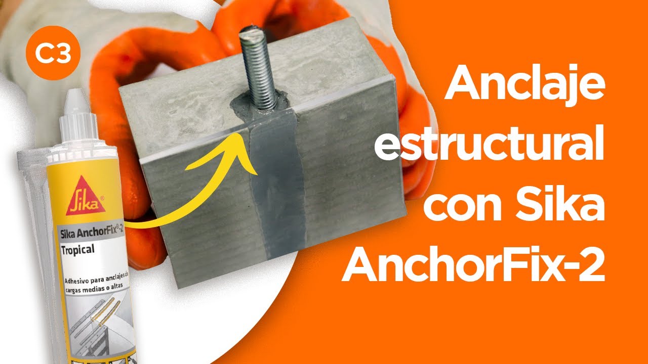 Anclaje estructural con Sika AnchorFix-2 - YouTube