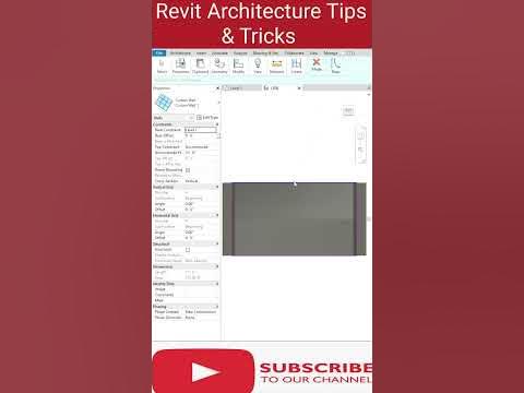 Revit Architecture Tips & Tricks | How To Create Curtain Wall with Mullion #revit #tutorial # ...