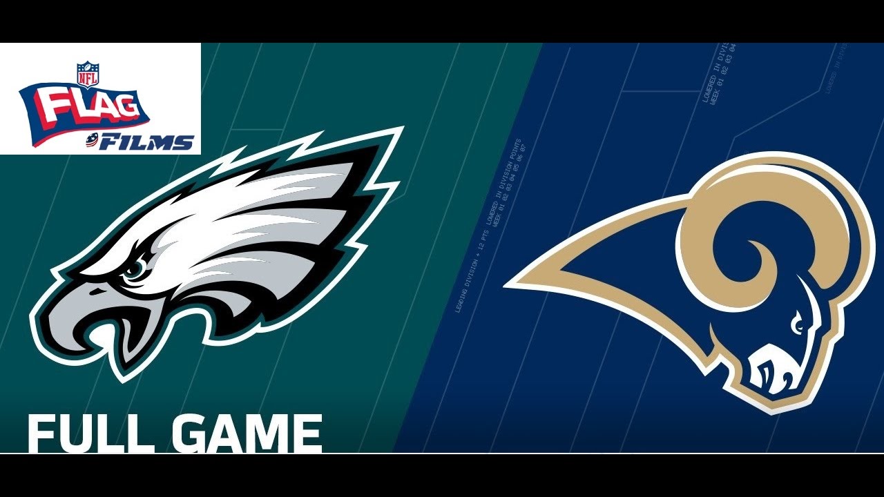 Game 1 - Eagles vs Rams - Spring 2017 - USTC NFL Flag Films - YouTube