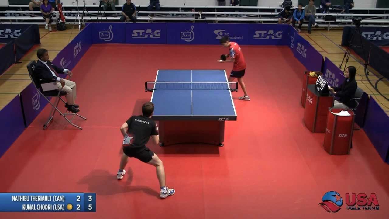 Junior Boys Team Final - Match 3: Mathieu Theriault vs. Kunal Chodri ...