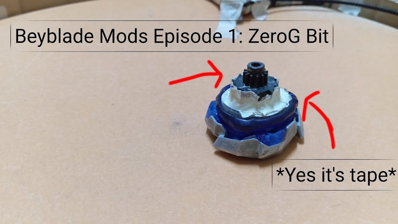 Beyblade Mods Episode 1: ZeroG / Launcher XBit - YouTube
