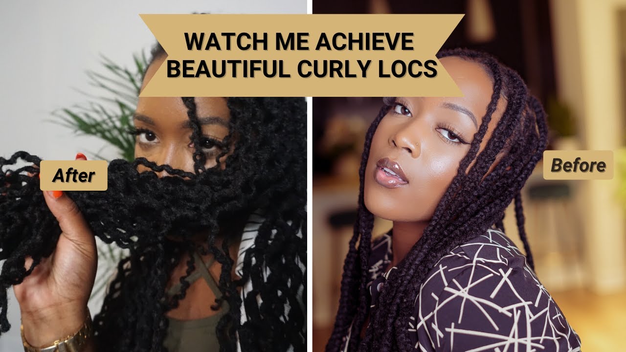 The PERFECT LOC BRAID OUT | No Product! - YouTube