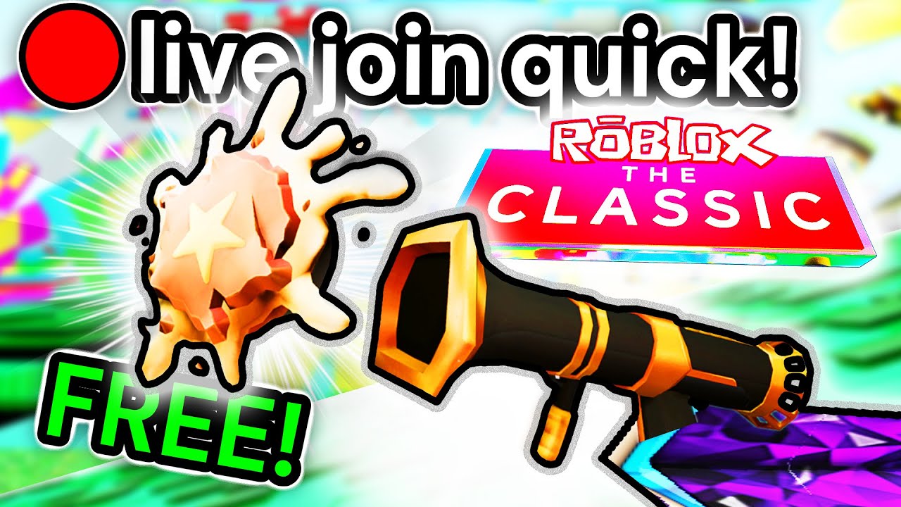 🔴LIVE LAUNCHING FREE STAR CREATOR PIE in The Classic Roblox Event! JOIN ...
