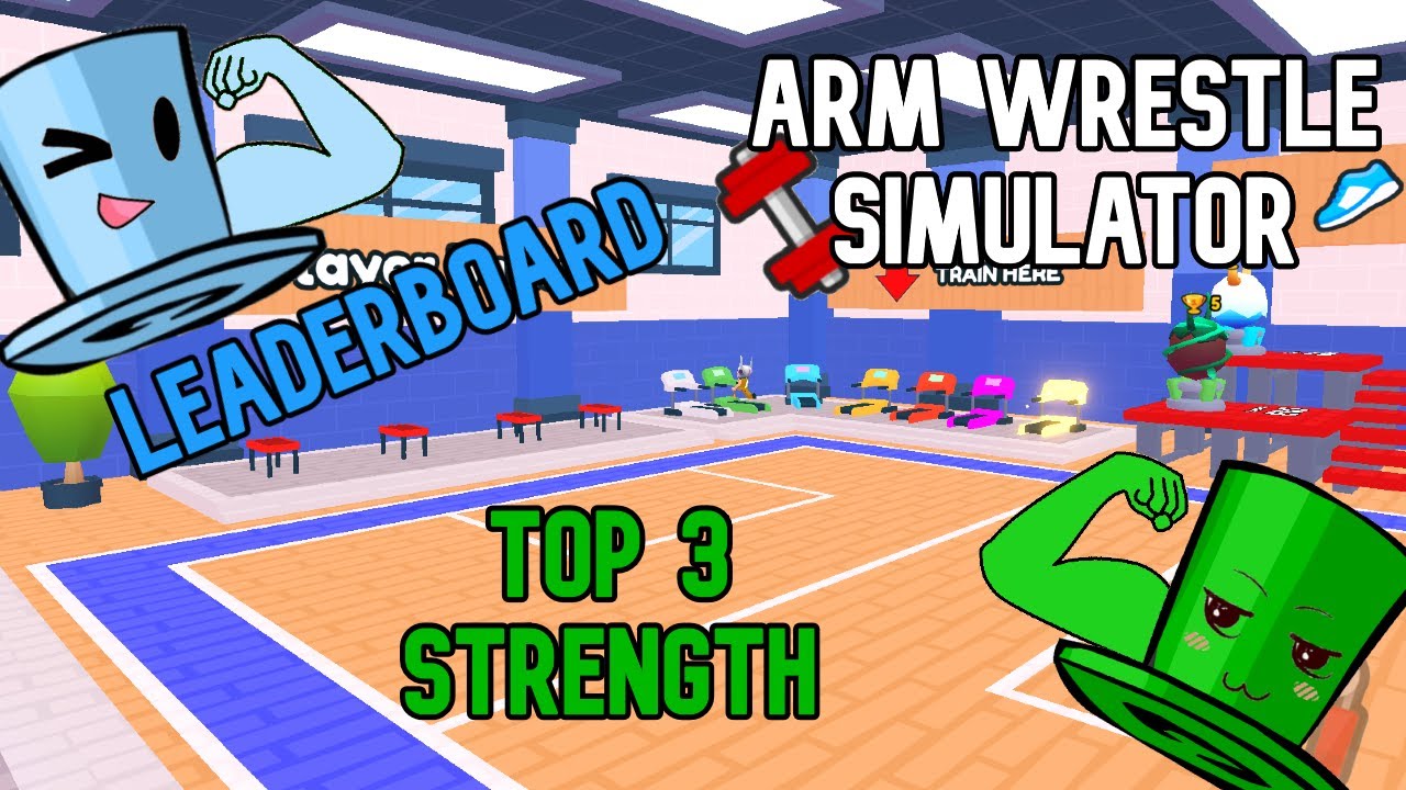 3rd On Leaderboard in Arm Wrestle Simulator (Roblox) - YouTube