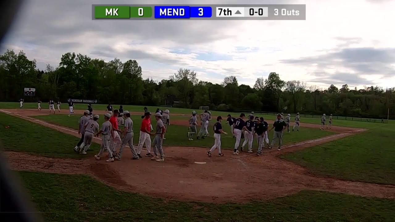 Morris Knolls Baseball at Mendham - YouTube