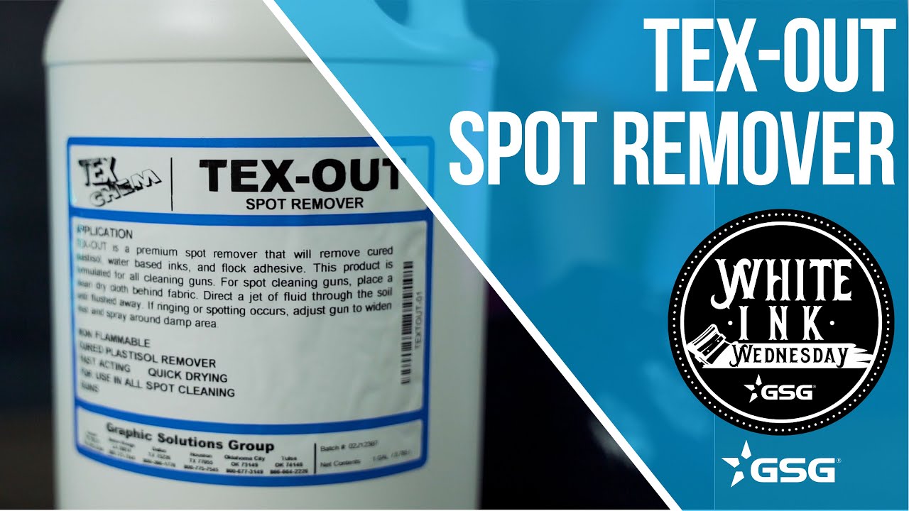 TexOut Cured Ink Remover | White Ink Wednesday - YouTube