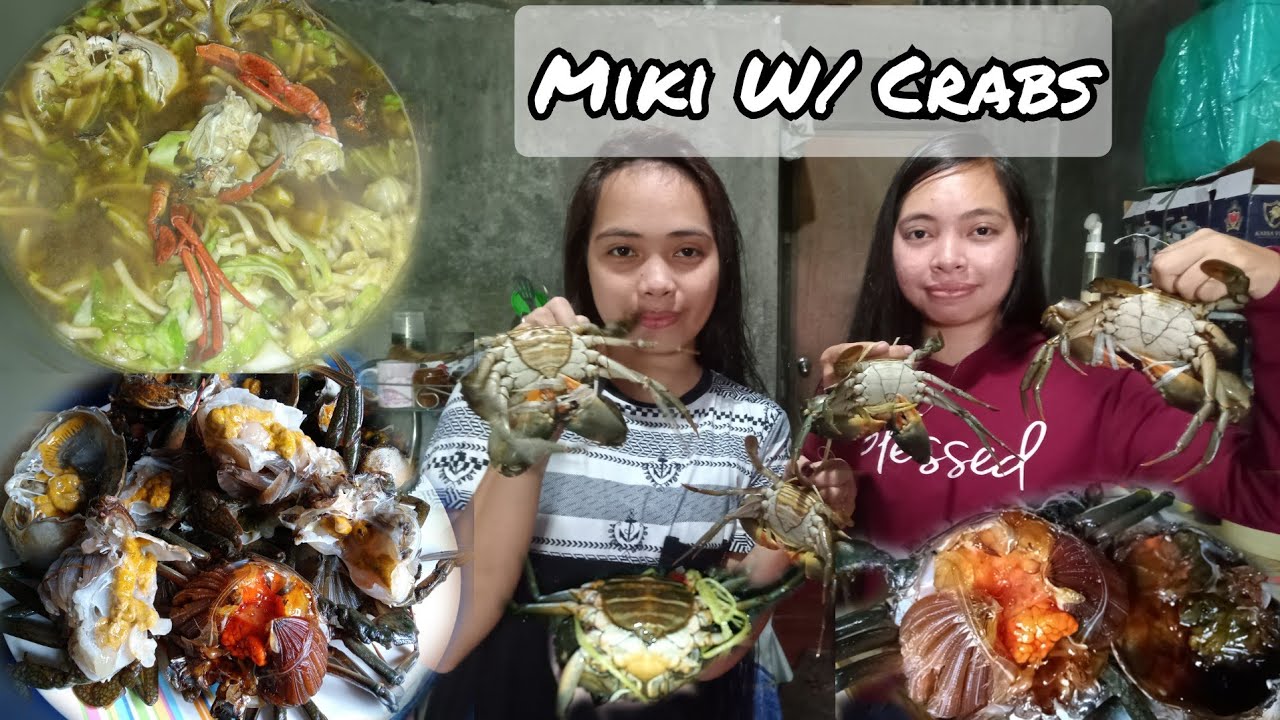 How to cook Miki w/ Crabs | vlog67 - YouTube