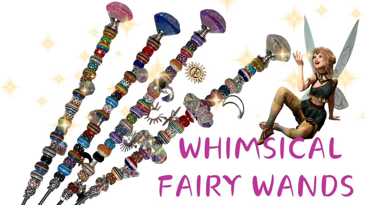 How to Make Fairy Wand Garden Stakes | Step-by-Step Guide by Crafty ...