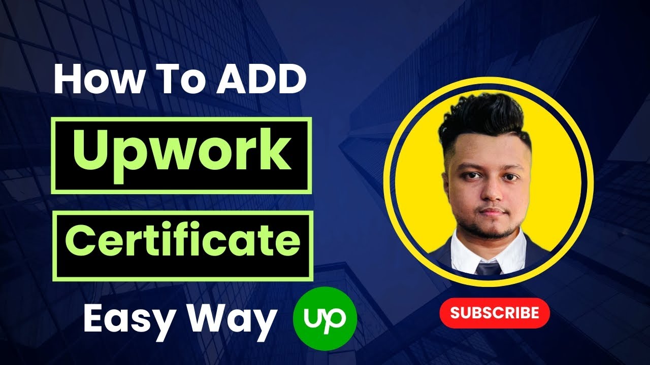 How to Add a Certificate on Upwork (Step-by-Step Guide 2025) - YouTube