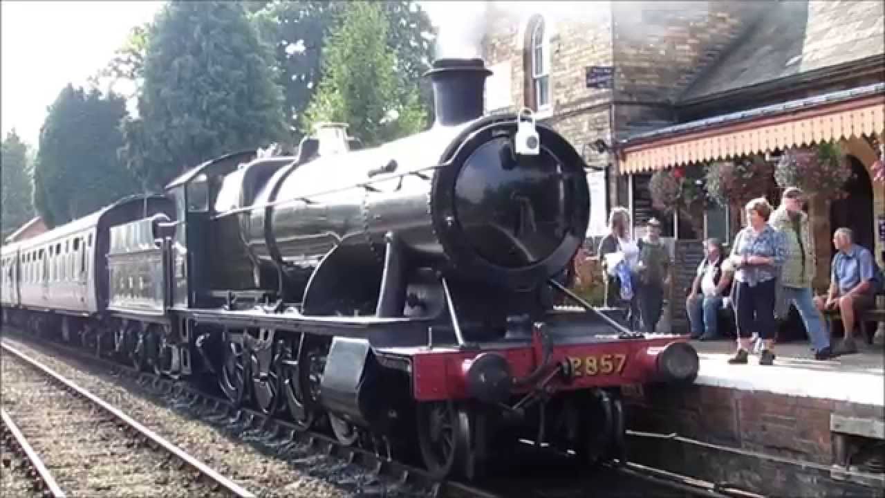 GWR 2857 Heavy Freight loco Severn Valley Railway Autumn Gala 2015 ...