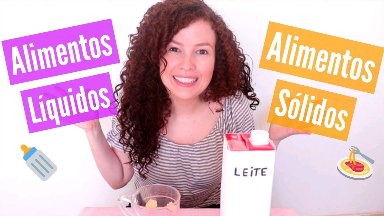 ALIMENTOS LÍQUIDOS E ALIMENTOS SÓLIDOS | BE KIDS - YouTube