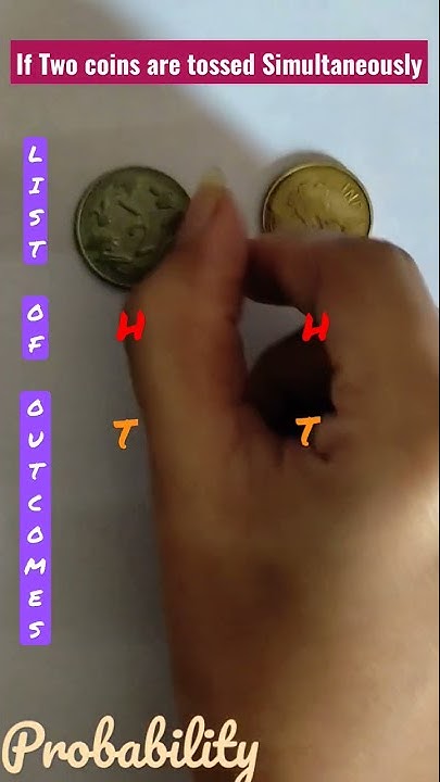 If two coins are tossed simultaneously|List of Possible Outcomes|Probability|Maths - YouTube
