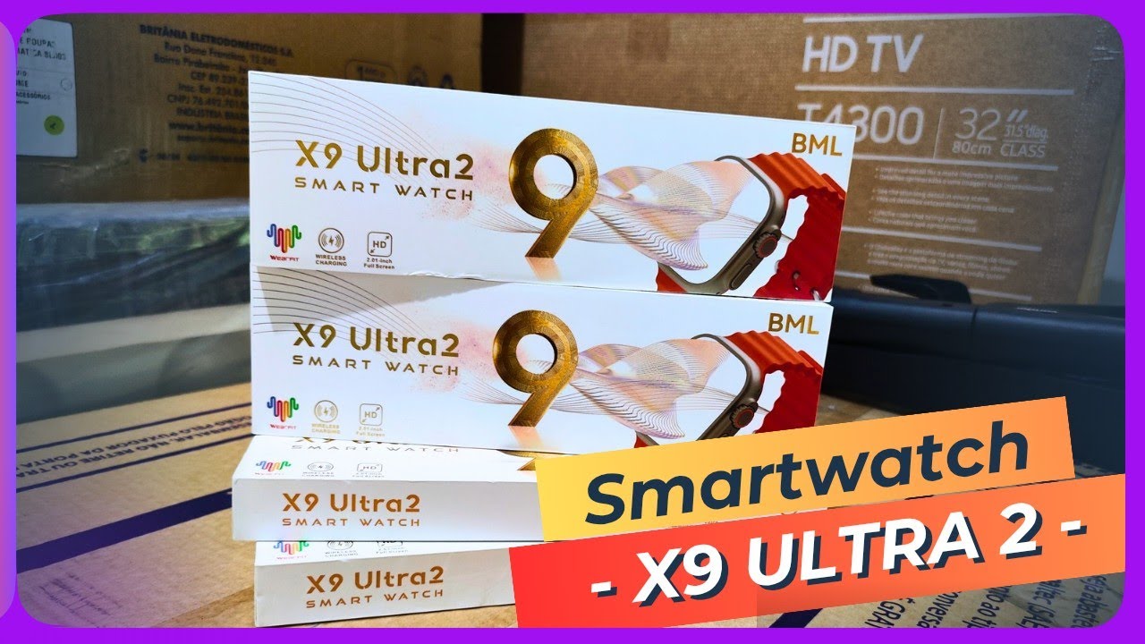 UNBOXING - Smartwatch X9 ULTRA 2 simplismente COMPLETO - YouTube
