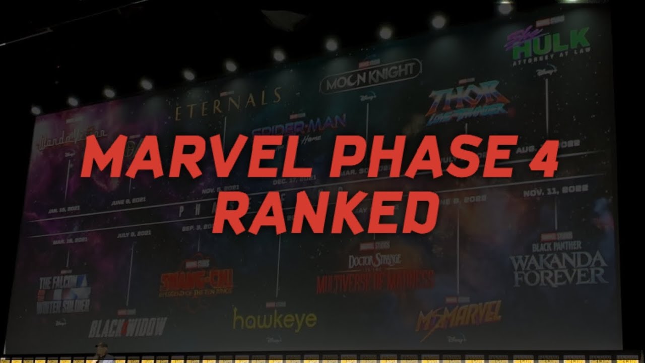 All Marvel Phase 4 Projects Ranked - YouTube