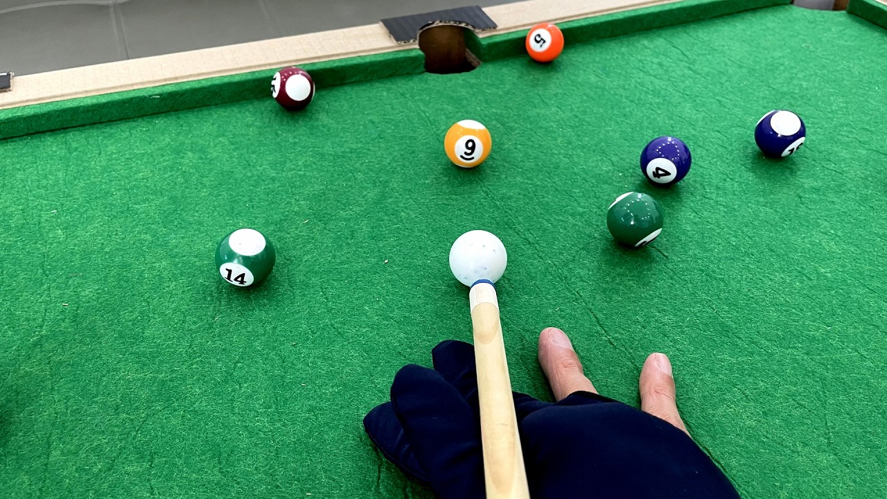 How to Make 8 Ball Pool Game in Real Life - YouTube
