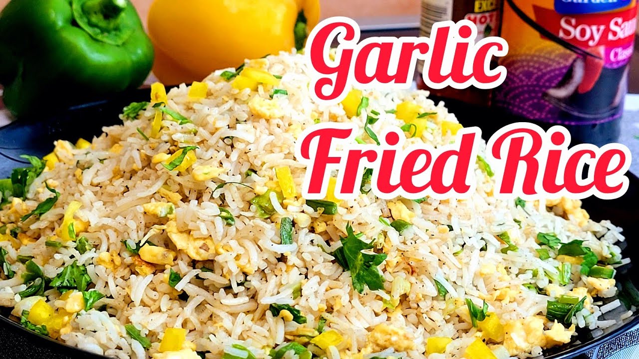 Garlic Fried Rice | Egg fried Rice | Bachelor's Spl Recipe | Leftover ...