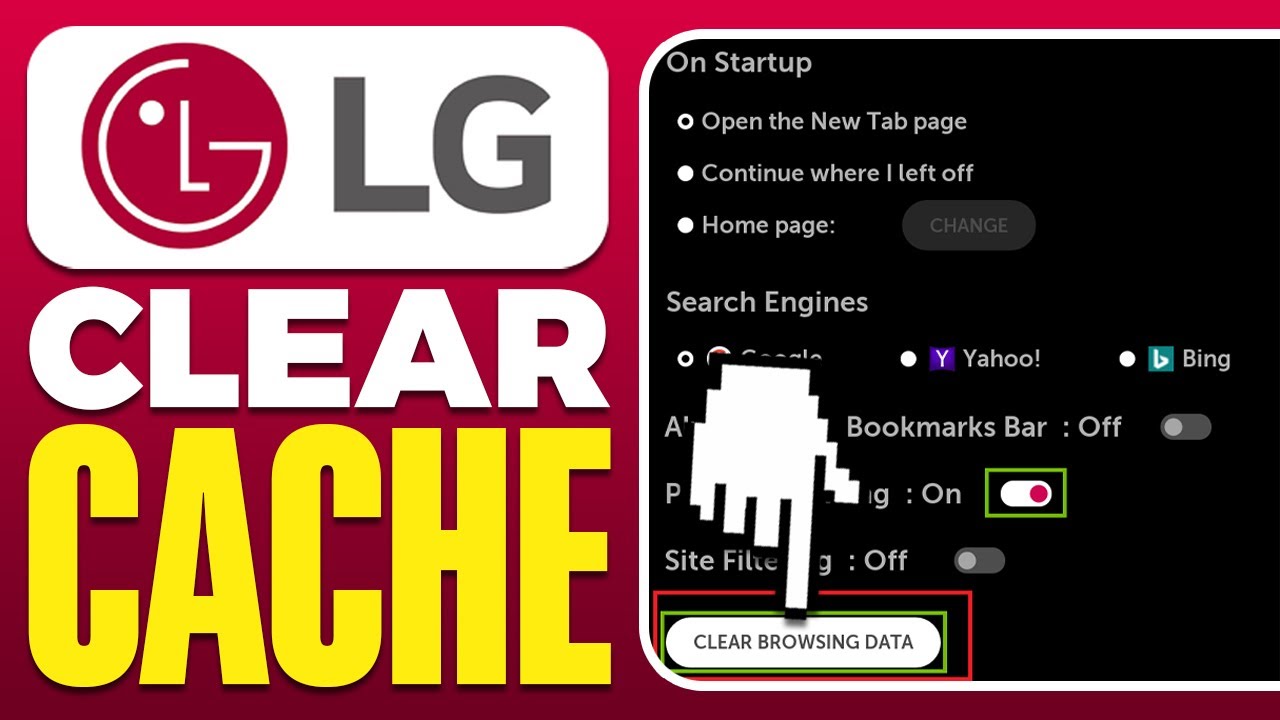 How To Clear Cache On LG Smart TV - YouTube